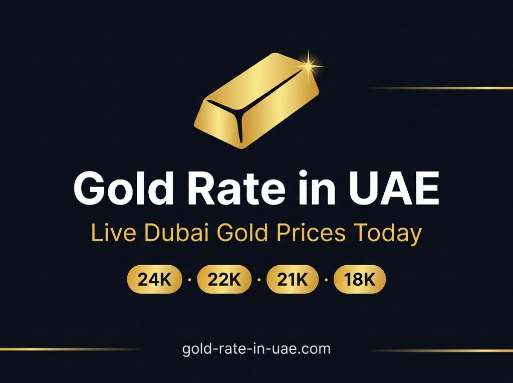 Gold Rate In UAE – Live Dubai Gold Price Today (24K, 22K, 21K, 18K)